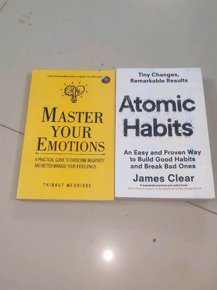 Books > Textbooks | Atomic Habits And Master Your Emotions | Freeup