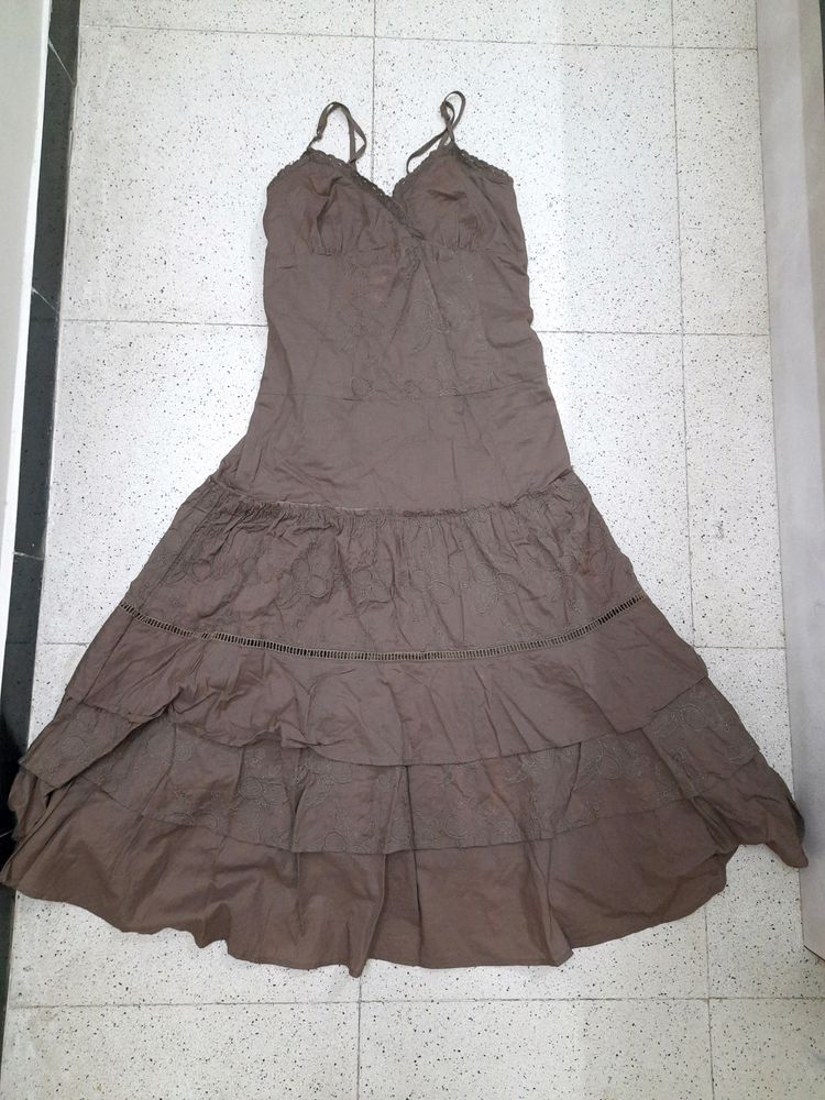 Women > Dresses | One Piece Frock With Adjustable Strap | Freeup