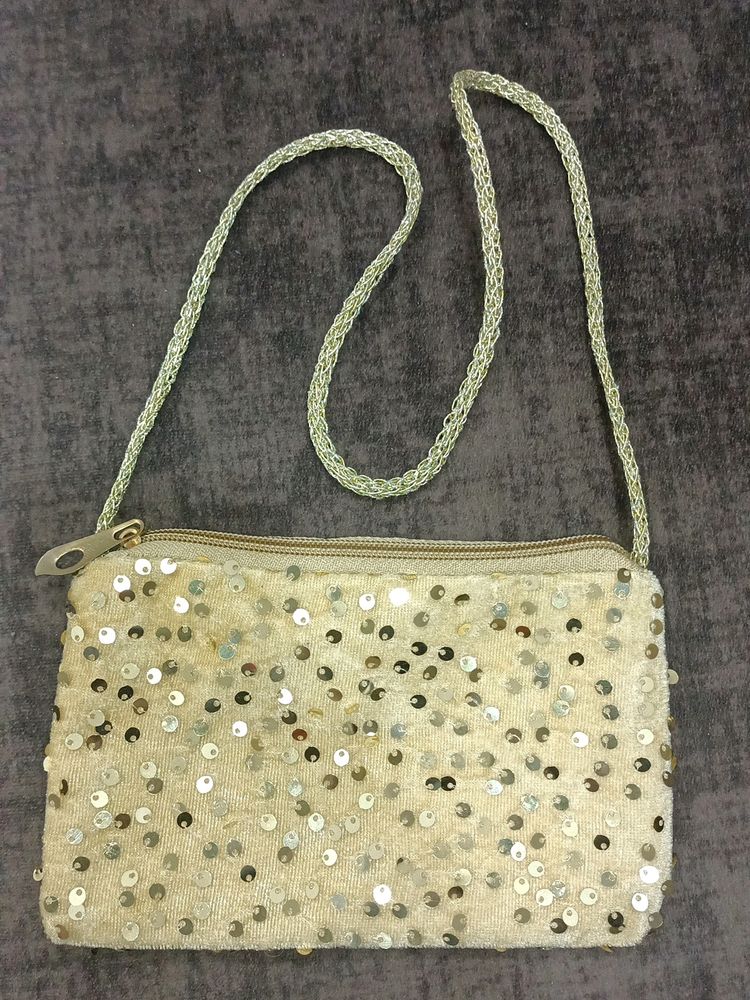 Bags > Clutches | Golden Sequence little purse | Freeup