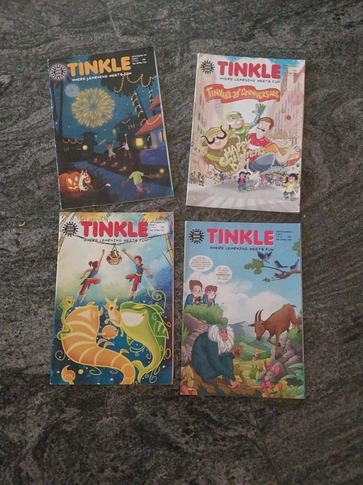 Books > Children's Books | TINKLE Magazine Comic Set(set of 4) | Freeup