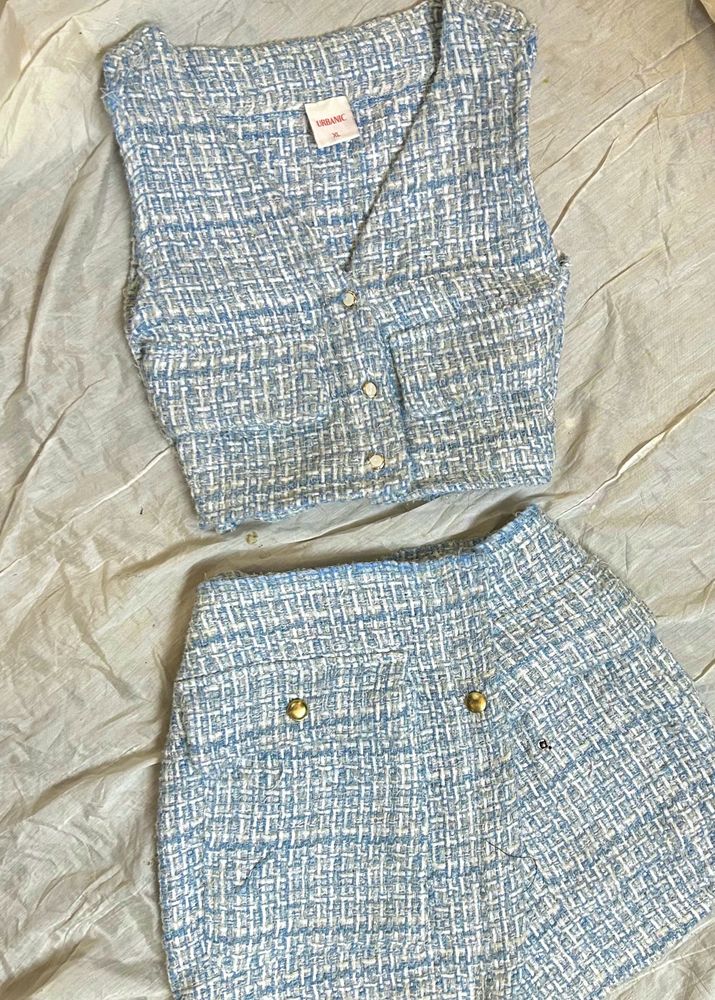 Women > Dresses | Channel Inspired Urbanic Y2k Co-ord Set 💕 | Freeup