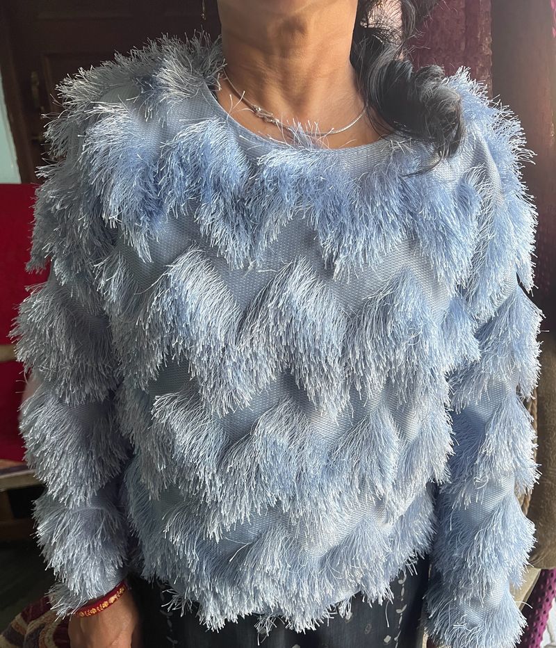 Women > Tops & Tunics | Powder Blue Top | Freeup