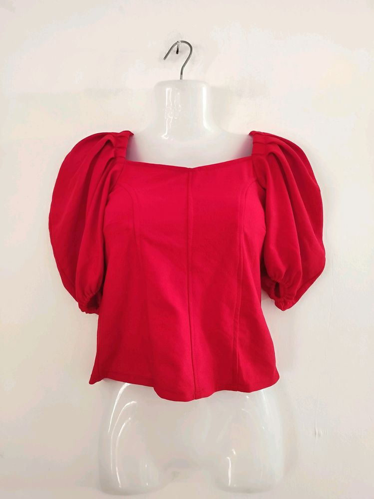 Women > Tops & Tunics | Red Tops ( Women ) | Freeup