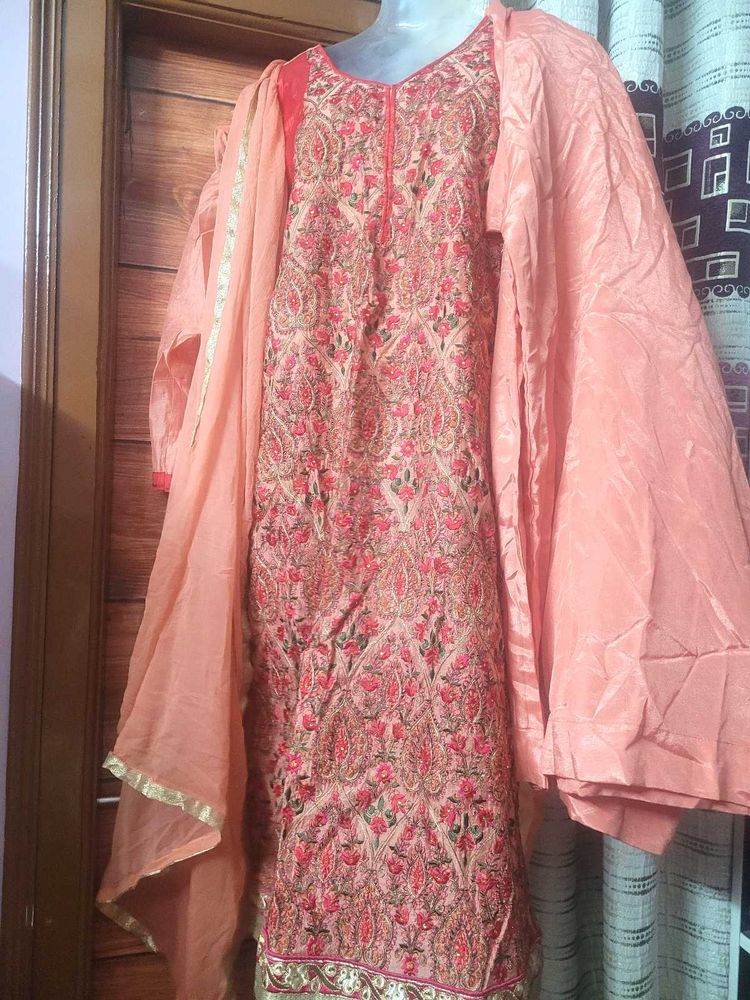 Women > Kurta Sets & Suits | ** Full Kashmiri Work Kurta Set With ...